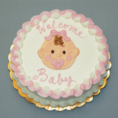 Baby Girl Cake – Edda's Cake Designs