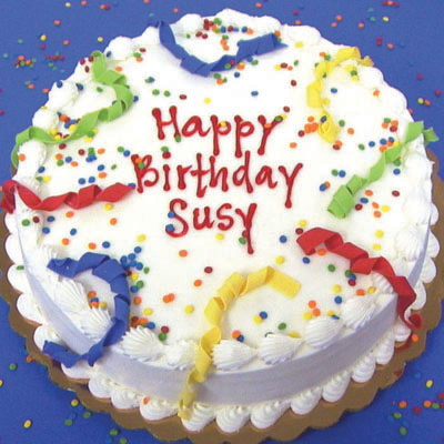 Birthday Streamers Cake – Edda's Cake Designs