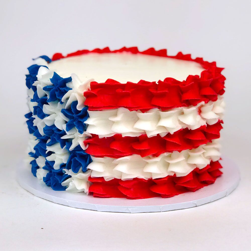 American Flag Cake – Edda's Cake Designs